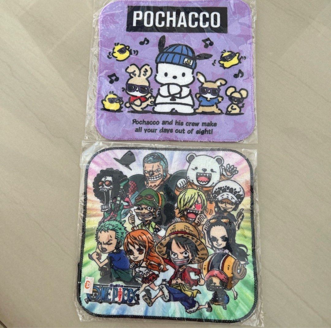 (All) One Piece & Pochacco Hand Towels, Furniture & Home Living ...