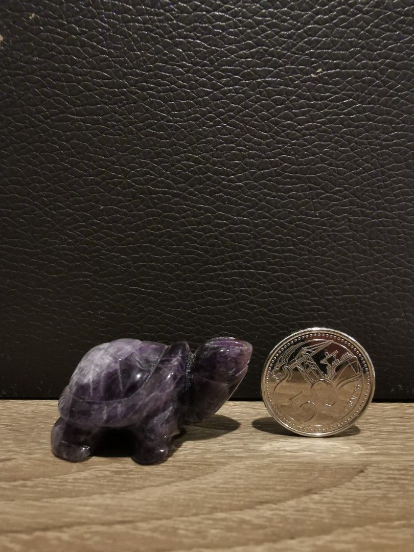 Amethyst Turtle Figurine (pls read descriptions), Hobbies & Toys, Toys ...