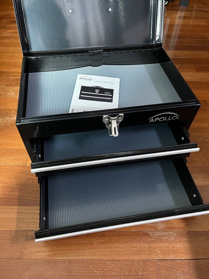 Apollo Metal Tool Box DT5010, Furniture & Home Living, Home Improvement ...