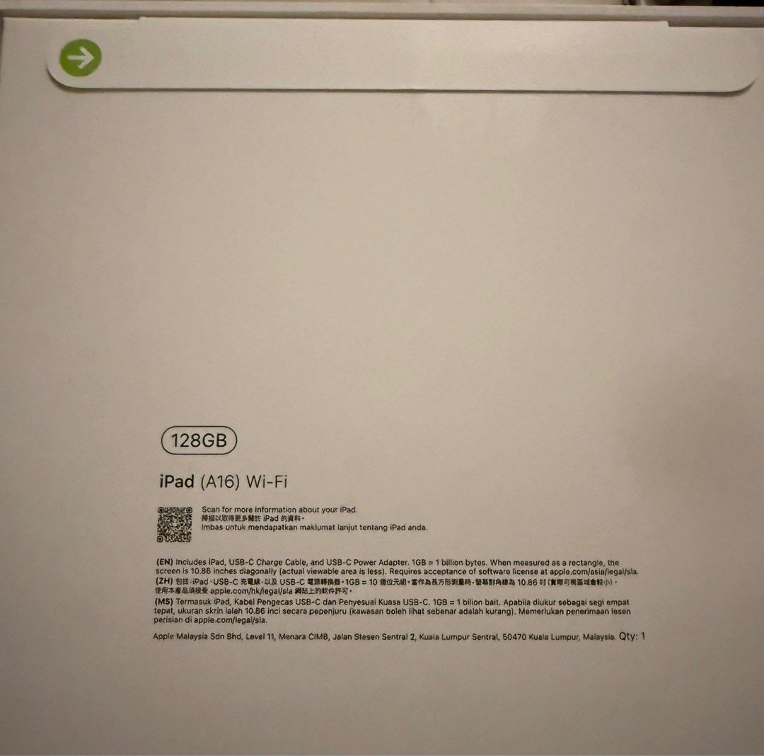 Apple iPad (A16) 128GB Wi-Fi, 手提電話, 平板電腦, 平板電腦 - iPad - Carousell