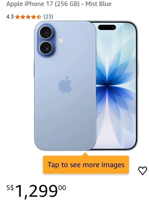 Apple iPhone 17 (256GB) - Mist Blue, Mobile Phones & Gadgets, Mobile ...