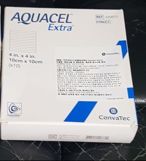 Aquacel Extra Wound Dressing 10cm x 10cm, Health & Nutrition, Medical ...