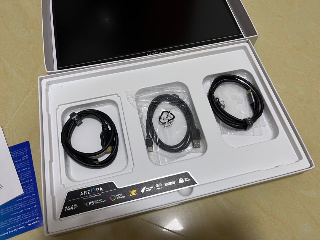 Arzopa Z1FC 144hz IPS Panel Portable Monitor, Computers & Tech, Parts ...