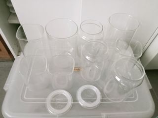 Glass Containers Set, Furniture & Home Living, Home Improvement ...