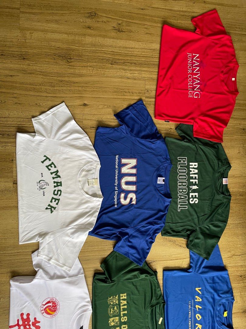 Assorted School/Club T-shirts - Various Sizes, Men's Fashion, Tops ...