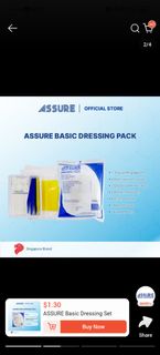 Assure Combine Dressing 10cm x 20cm, Health & Nutrition, Medical ...
