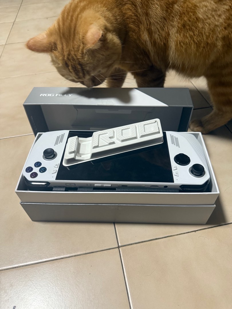 ASUS ROG Ally Gaming Handheld - White, Video Gaming, Video Game ...