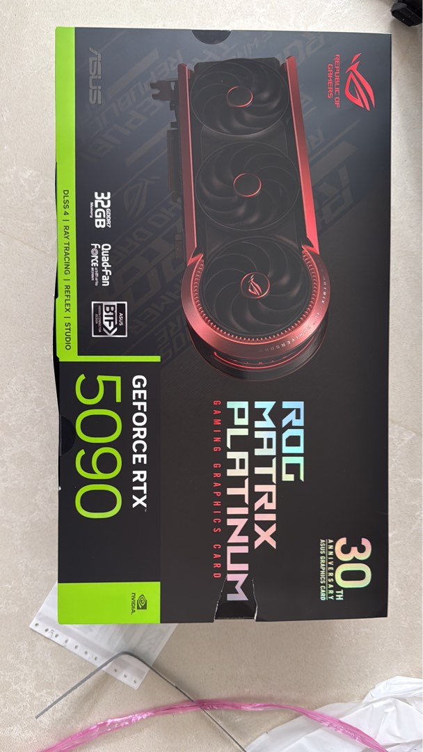 ASUS ROG Matrix Platinum RTX 5090 30th Anniversary, Computers & Tech ...