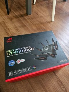 ASUS ROG Rapture GT-AX11000 Tri-Band Gaming Router, Computers & Tech ...