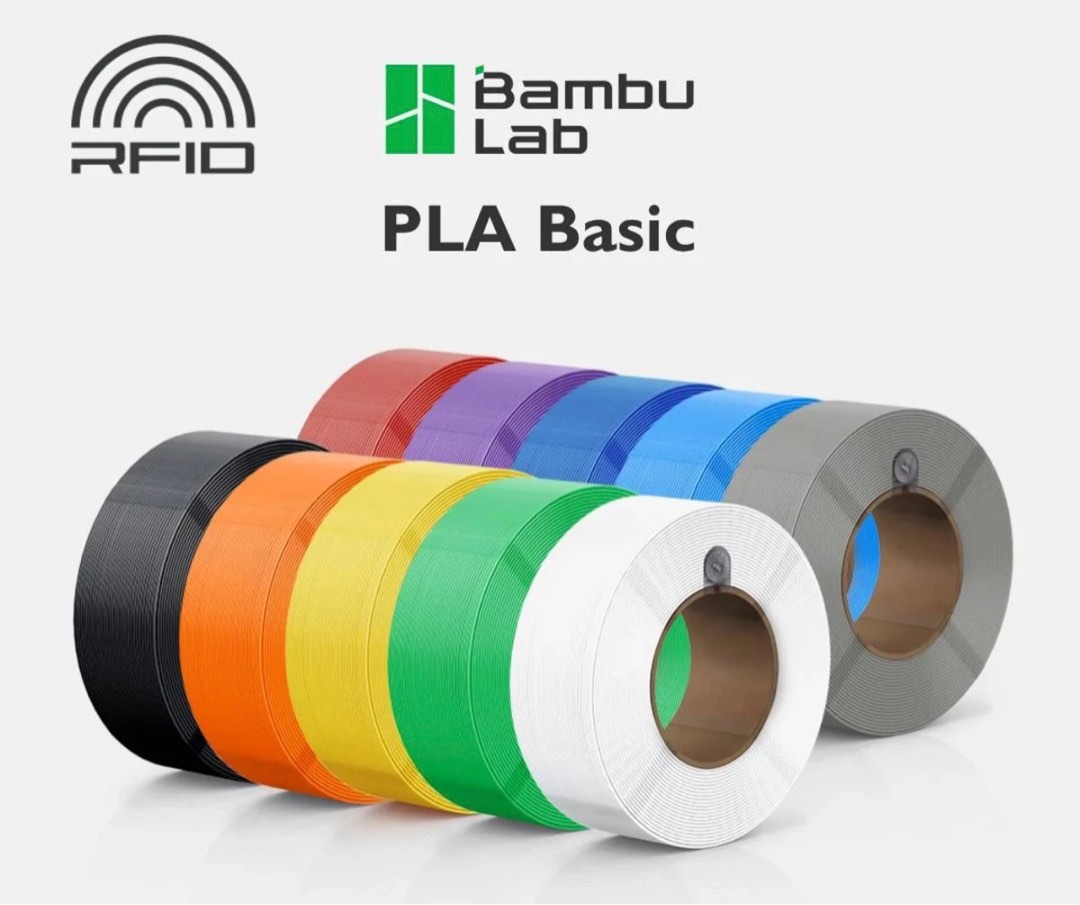 Bambu Lab PLA Basic Filament - Various Colors, Hobbies & Toys, Art ...