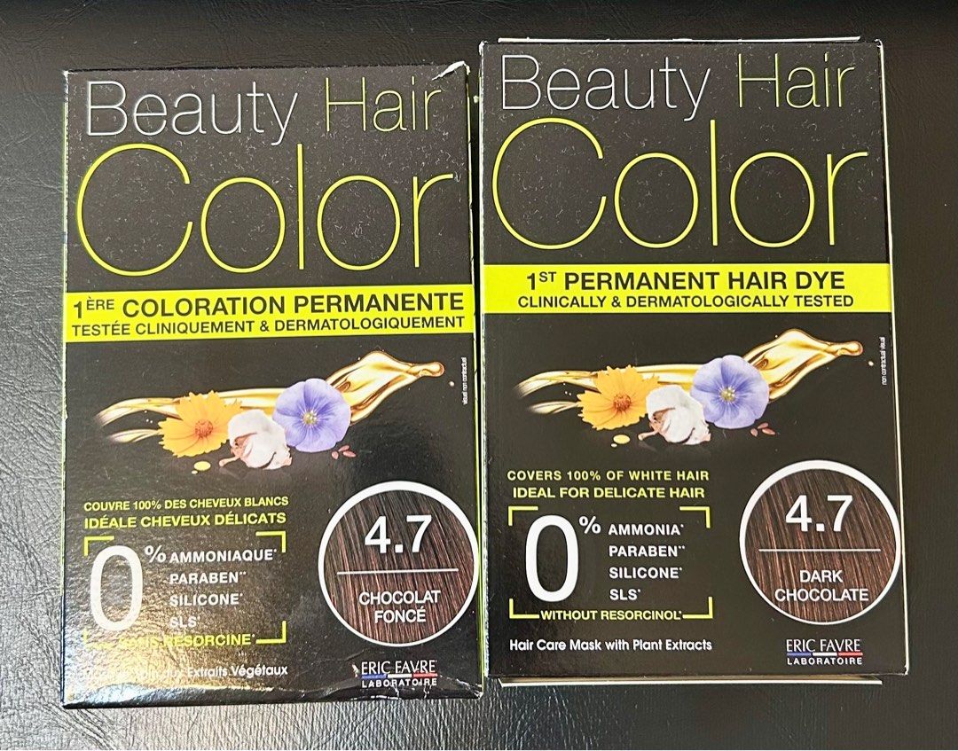 Beauty Hair Color 4.7 Dark Chocolate Hair Dye, Beauty & Personal Care ...