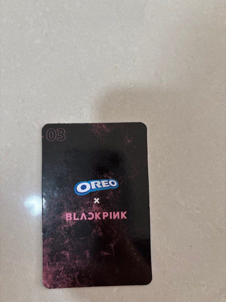 BLACKPINK x OREO Lisa Photocard +Signature, Hobbies & Toys, Memorabilia ...