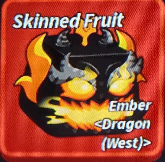 Blox Fruits Ember Dragon Fruit (West) Roblox, Video Gaming, Video Games, Others on Carousell