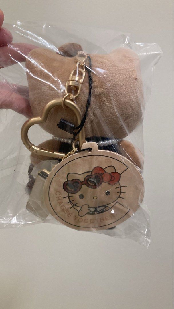 Chagee x Hello Kitty Plushie, Hobbies & Toys, Memorabilia ...