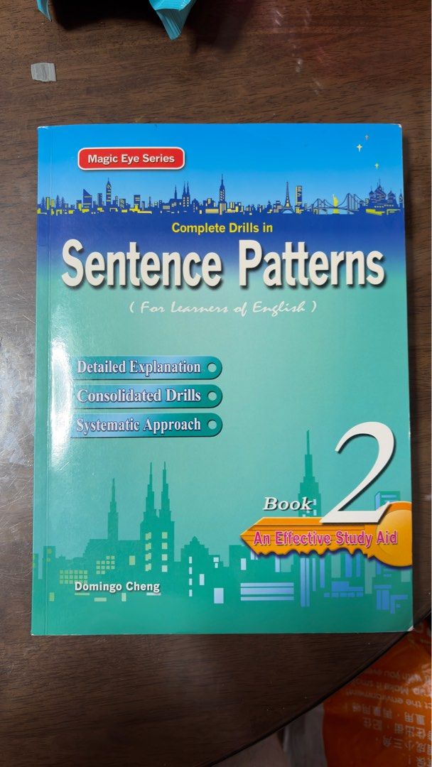 Complete Drills in Sentence Patterns Book 2 有 answer keys, 興趣及遊戲, 書本 ...