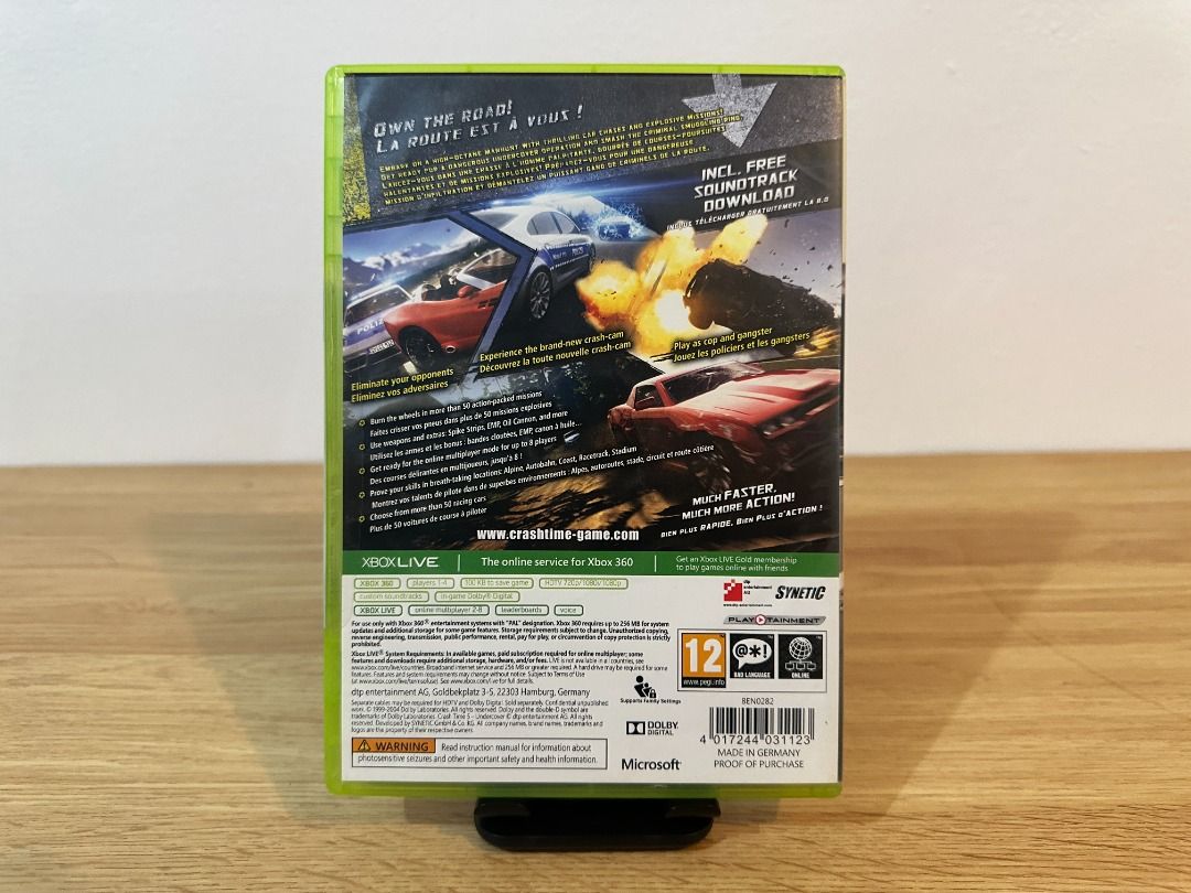 Crash Time 5: Undercover for Xbox 360 (X360) CIB, Video Gaming, Video ...