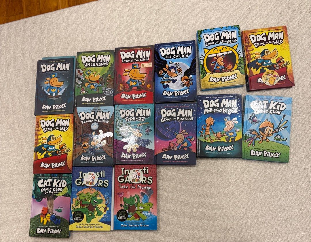 Dav Pilkey Dog Man and Cat Kid Comic Club Books, Hobbies & Toys, Books ...