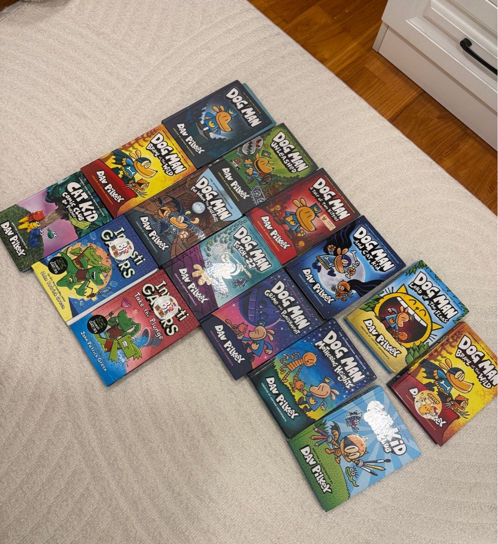 Dav Pilkey Dog Man and Cat Kid Comic Club Books, Hobbies & Toys, Books ...