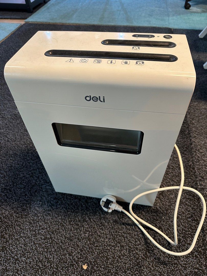 Deli Paper Shredder, 電腦＆科技, 商務用科技產品 - Carousell