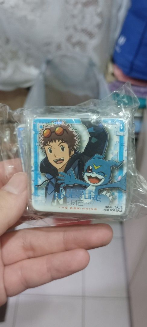 Digimon Adventure 02 The beginning movie Badge Set from Odex, Hobbies ...