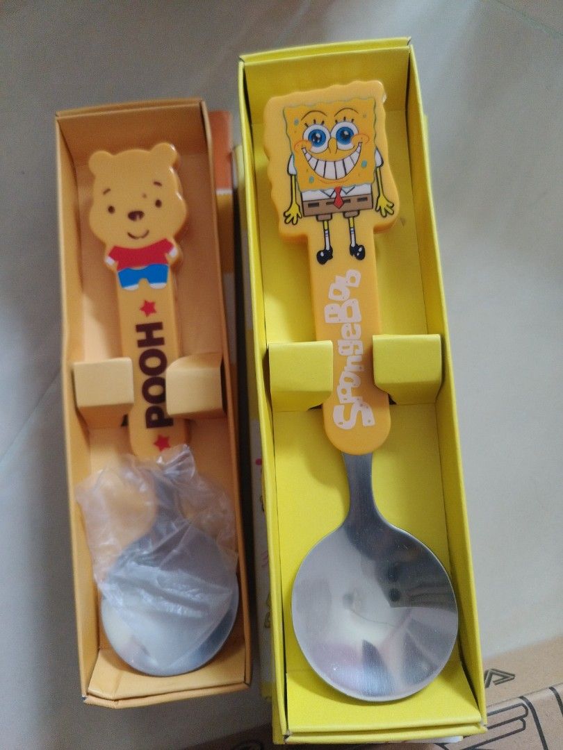 Disney Winnie the Pooh & SpongeBob Spoon, Furniture & Home Living ...