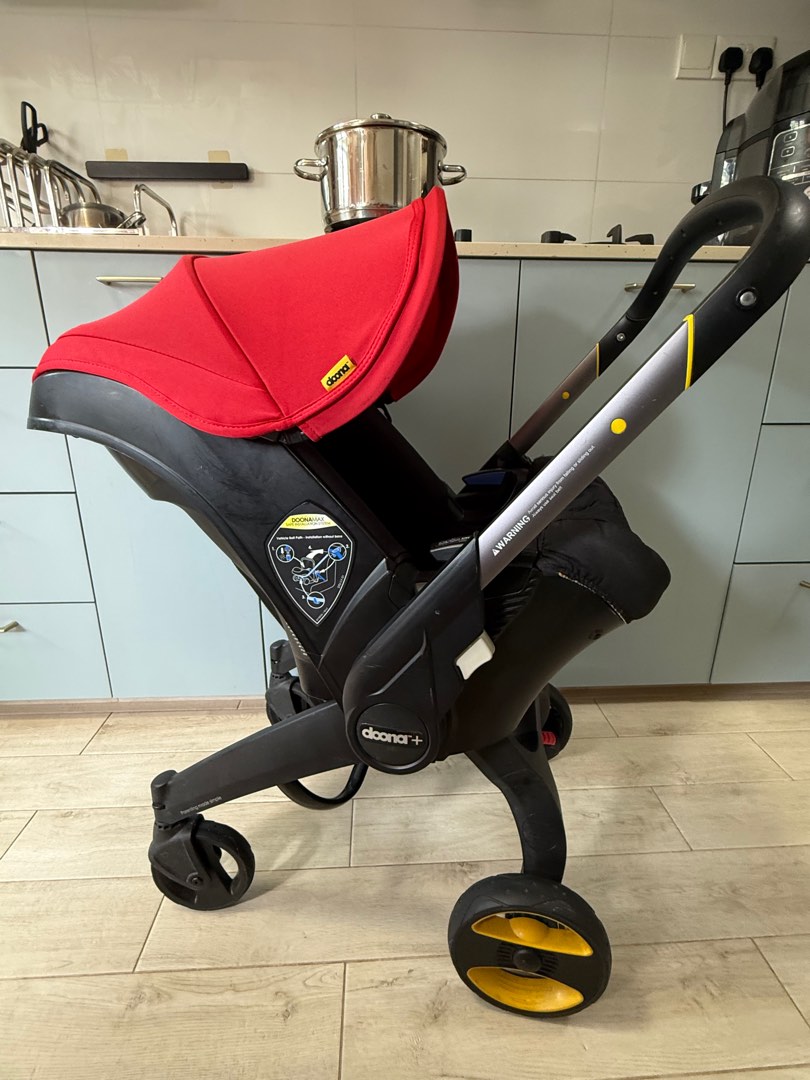 Doona+ Infant Car Seat and Stroller - Red, Babies & Kids, Going Out ...