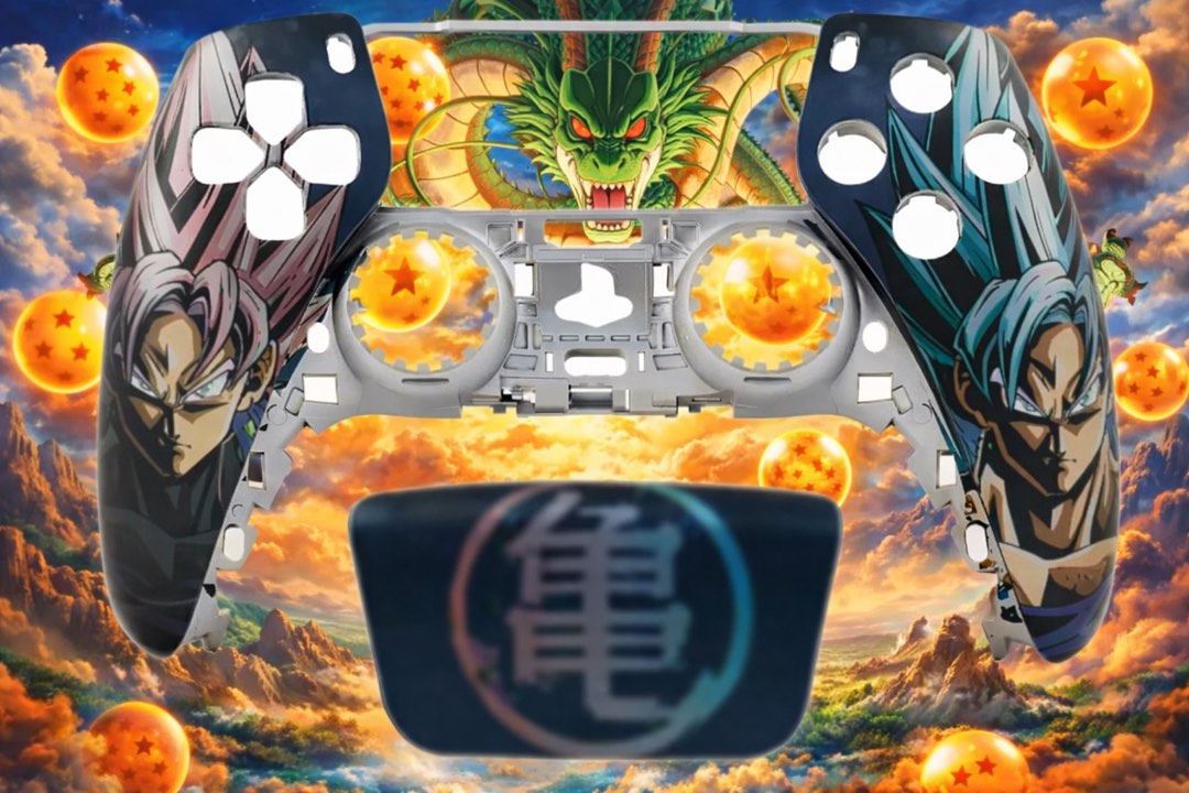 Dragon Ball Theme Custom Shell Replacement for PS5 Controller ...