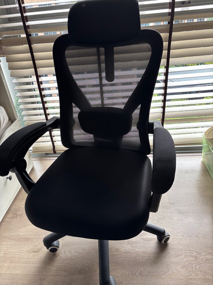 Ergonomic Office Chair - Black, Furniture & Home Living, Furniture ...