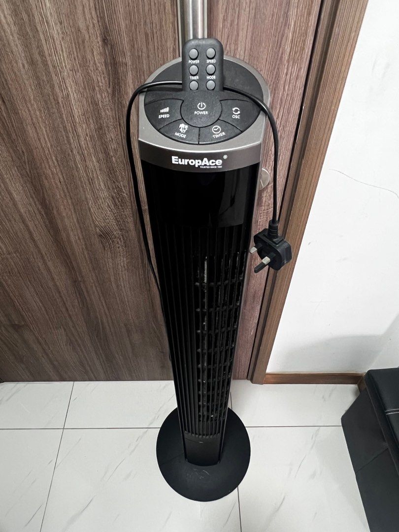 EuropAce Tower Fan (Read Description), Furniture & Home Living ...