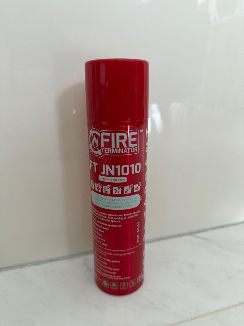 Fire Terminator FT JN1010 Fire Extinguisher, Furniture & Home Living ...