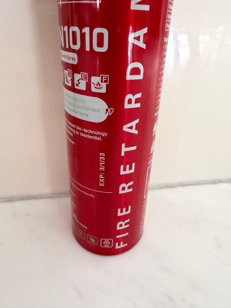 Fire Terminator FT JN1010 Fire Extinguisher, Furniture & Home Living ...