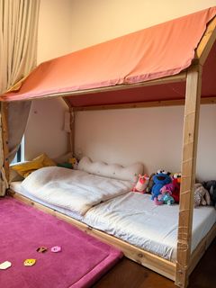 FLEXA CLASSIC COTTAGE HOUSE FRAME WHITE 200X90, Furniture & Home Living ...