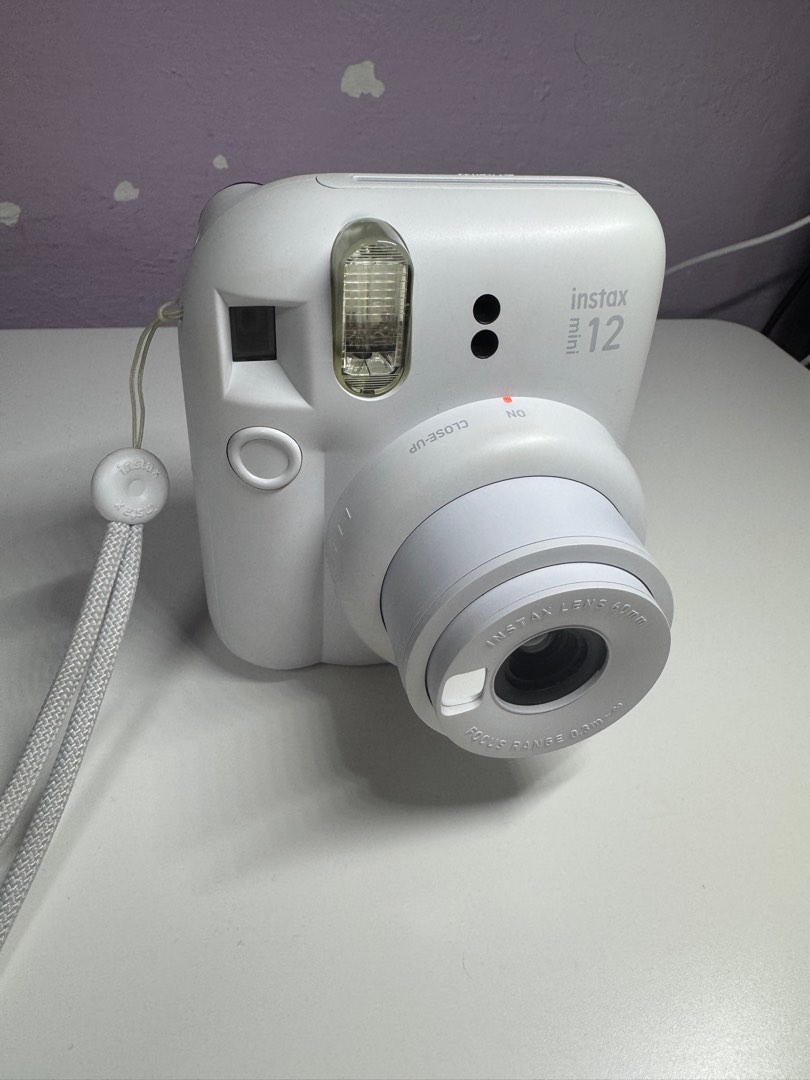 Fujifilm Instax Mini 12 Instant Camera - White, Photography, Cameras on ...