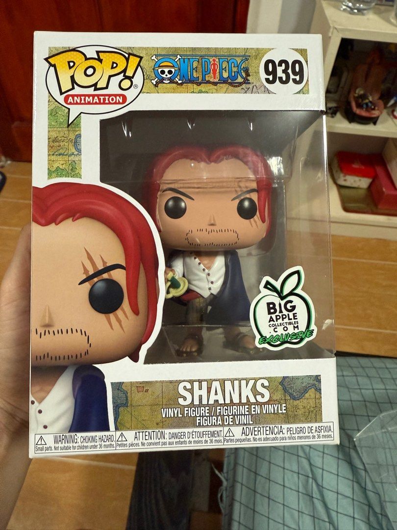 Funko Pop! Animation One Piece Shanks #939, Hobbies & Toys, Toys ...
