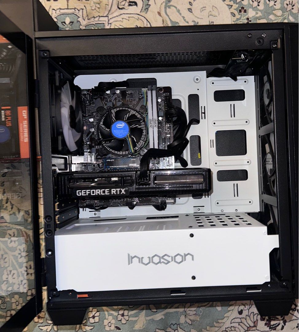 Gaming PC - RTX 3060 12GB VRAM, Intel i3 10100F 16 GB DDR4 3200MHZ ...