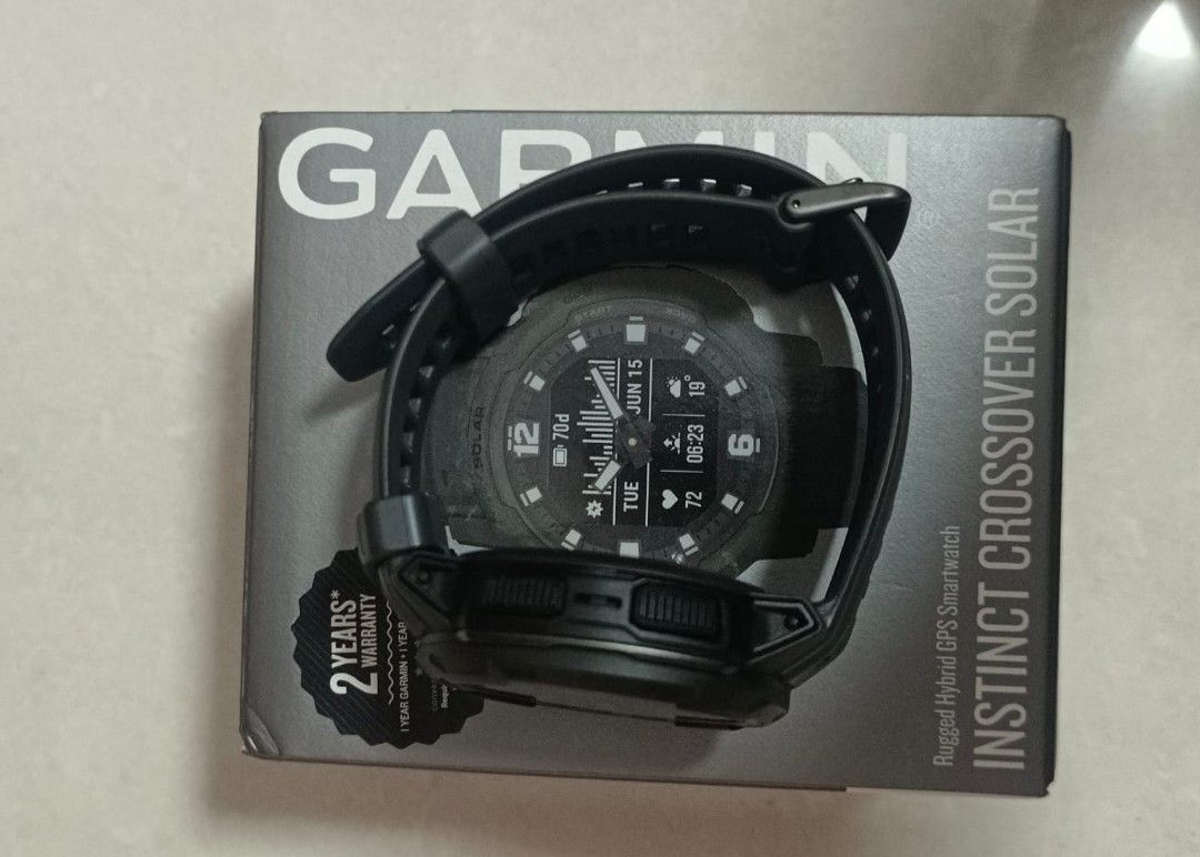 Garmin Instinct Crossover Solar Smartwatch, Mobile Phones & Gadgets ...