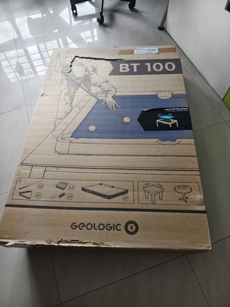 Geologic BT 100 Mini Pool Table Set, Hobbies & Toys, Toys & Games on ...