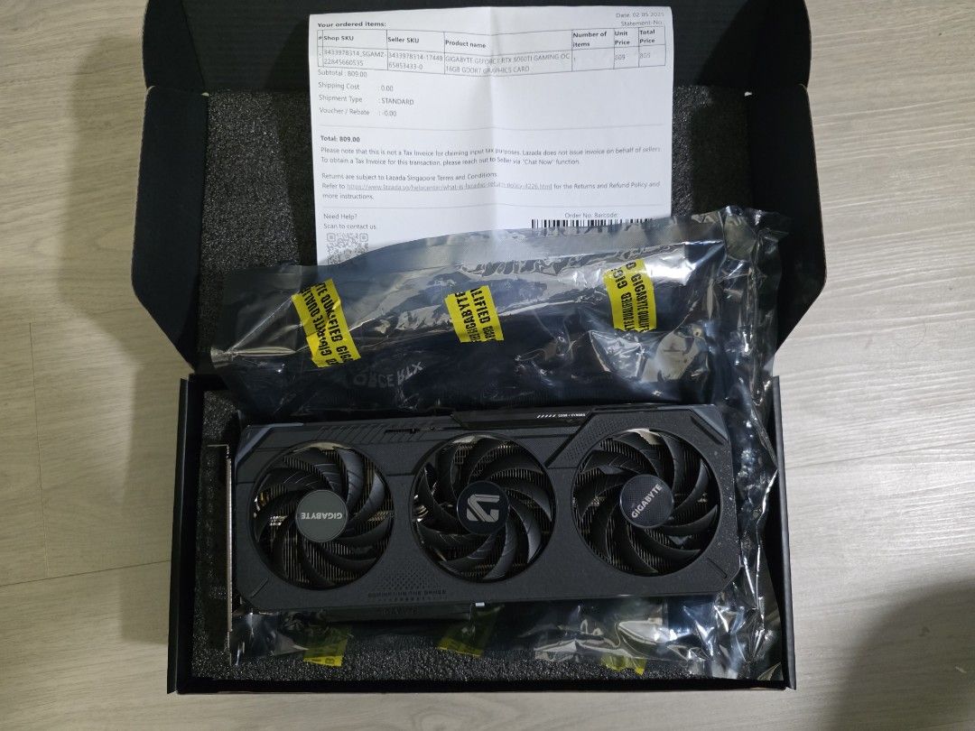 Gigabyte GeForce RTX 5060 Ti Gaming OC 16G, Computers & Tech, Parts ...