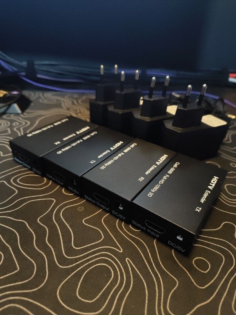 HDMI Cat6 extender-1080p, Computers & Tech, Parts & Accessories, Cables ...