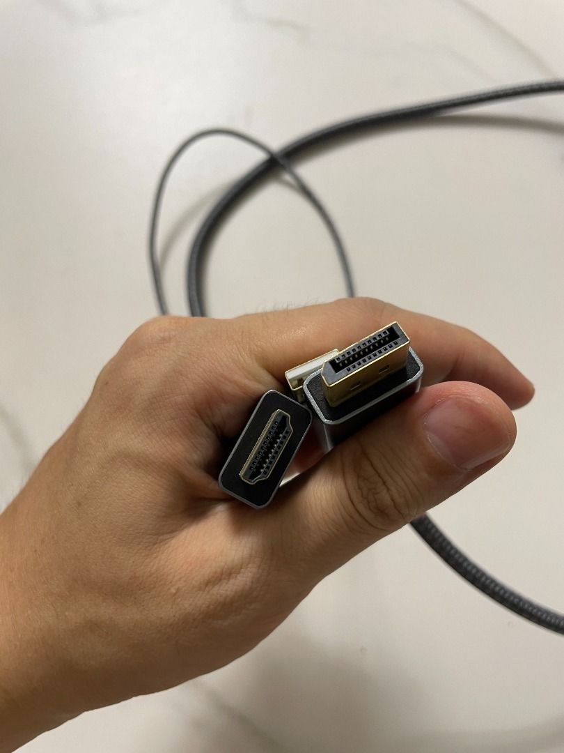 HDMI to DP Converter Cable 4K 60Hz, Computers & Tech, Parts ...