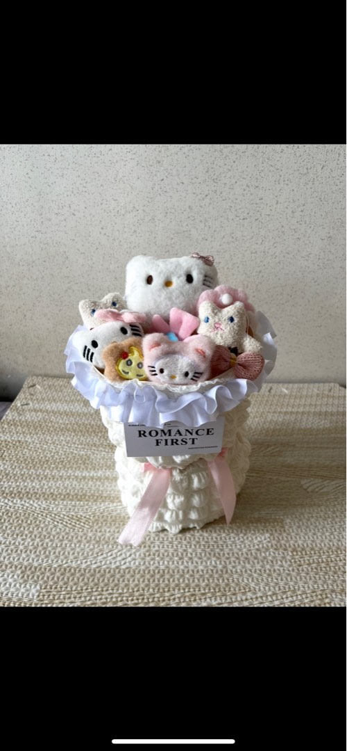 Hello Kitty Plushie Bouquet, Hobbies & Toys, Flowers & Bouquets on ...