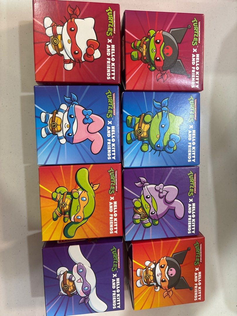 Hello Kitty x TMNT Blind Box Figures, Hobbies & Toys, Toys & Games on ...