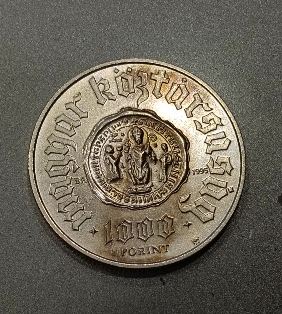 Hungary 1000 forint 1995 commemorative monastery silver coin, Hobbies ...