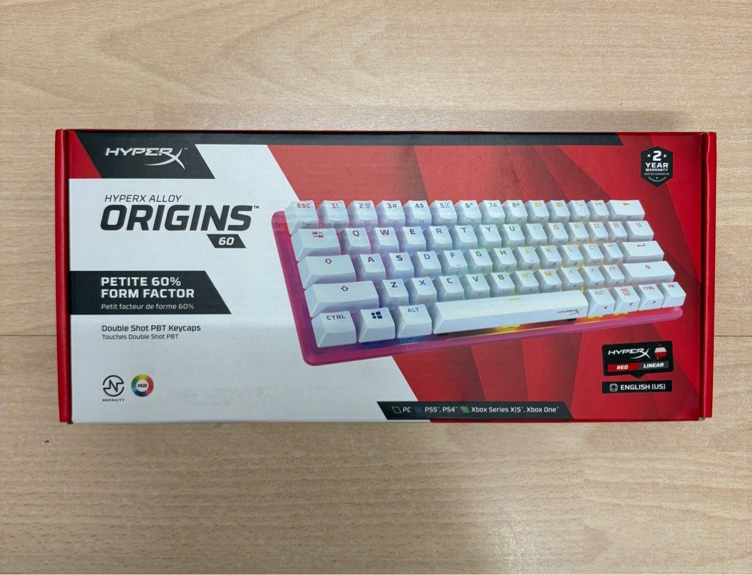 HyperX Alloy Origins 60 Mechanical Keyboard w/ FREE KEYCAPS, Computers ...