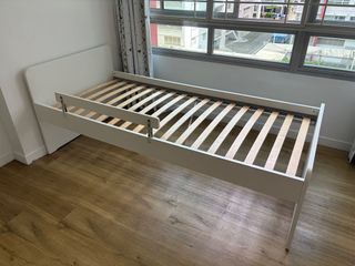 Ikea Bed Frame SLAKT, Furniture & Home Living, Furniture, Bed Frames ...