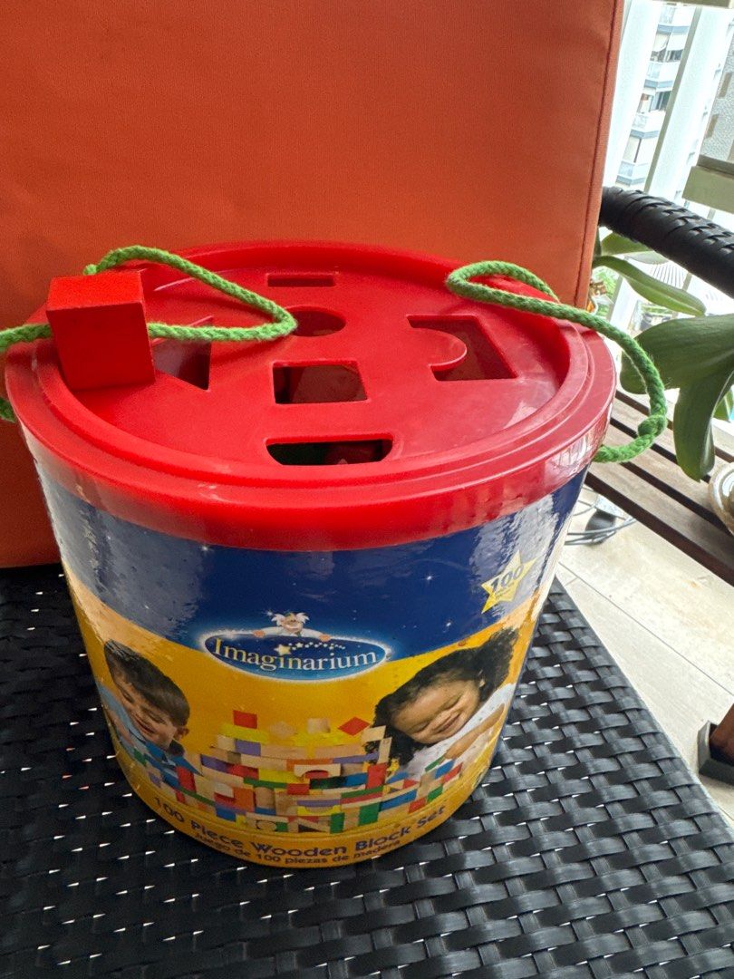 Imaginarium 100 Piece Wooden Block Set, Hobbies & Toys, Toys & Games on ...