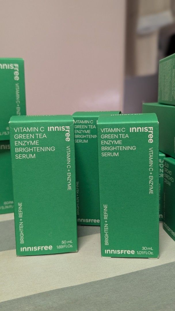 Innisfree Vitamin C Green Tea Enzyme Brightening Serum, Beauty ...