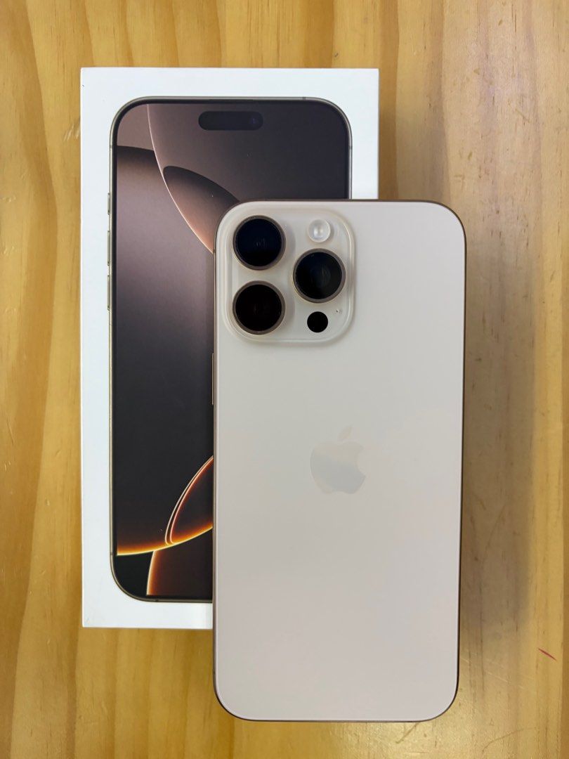 iPhone 16 Pro Max Desert Titanium 1 TB, Mobile Phones & Gadgets, Mobile ...