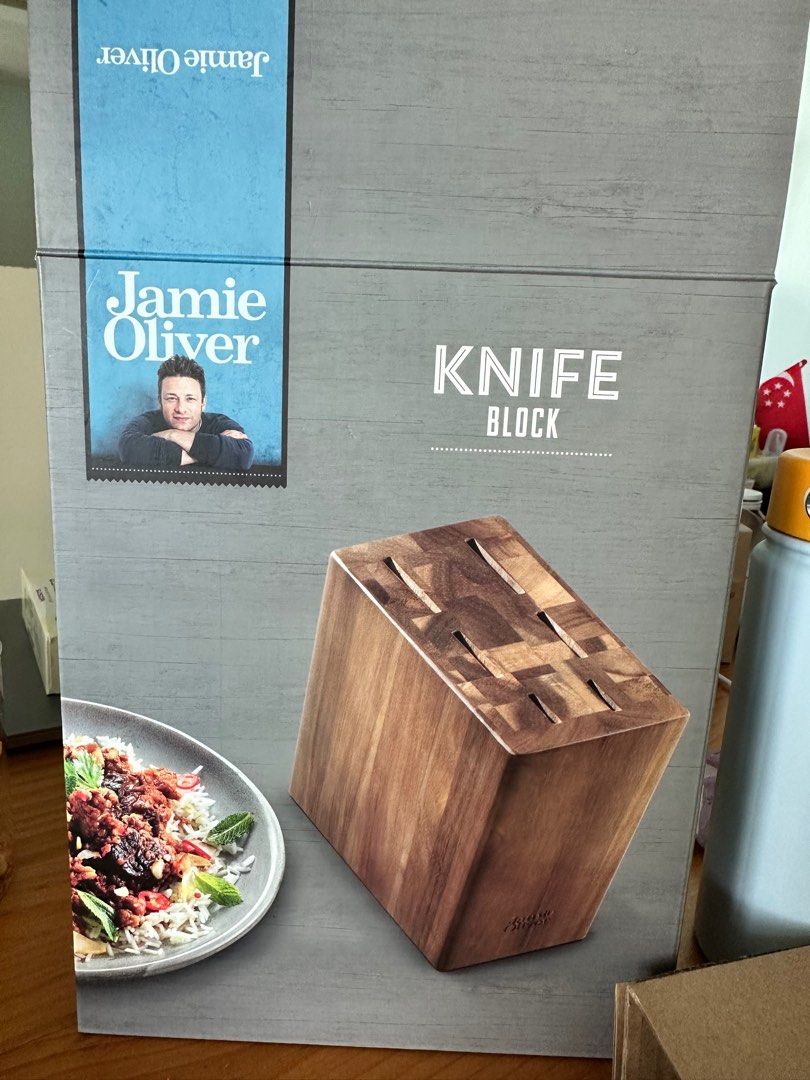Jamie Oliver Knife Block, Furniture & Home Living, Kitchenware ...