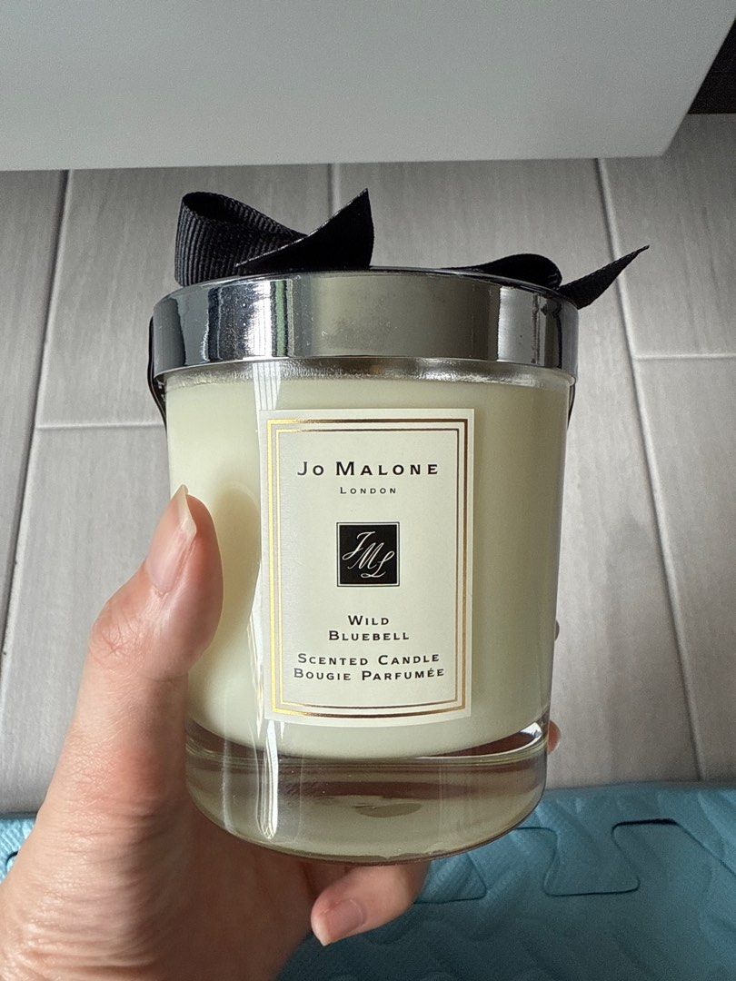 Jo Malone Wild Bluebell Scented Candle, Furniture & Home Living, Home ...